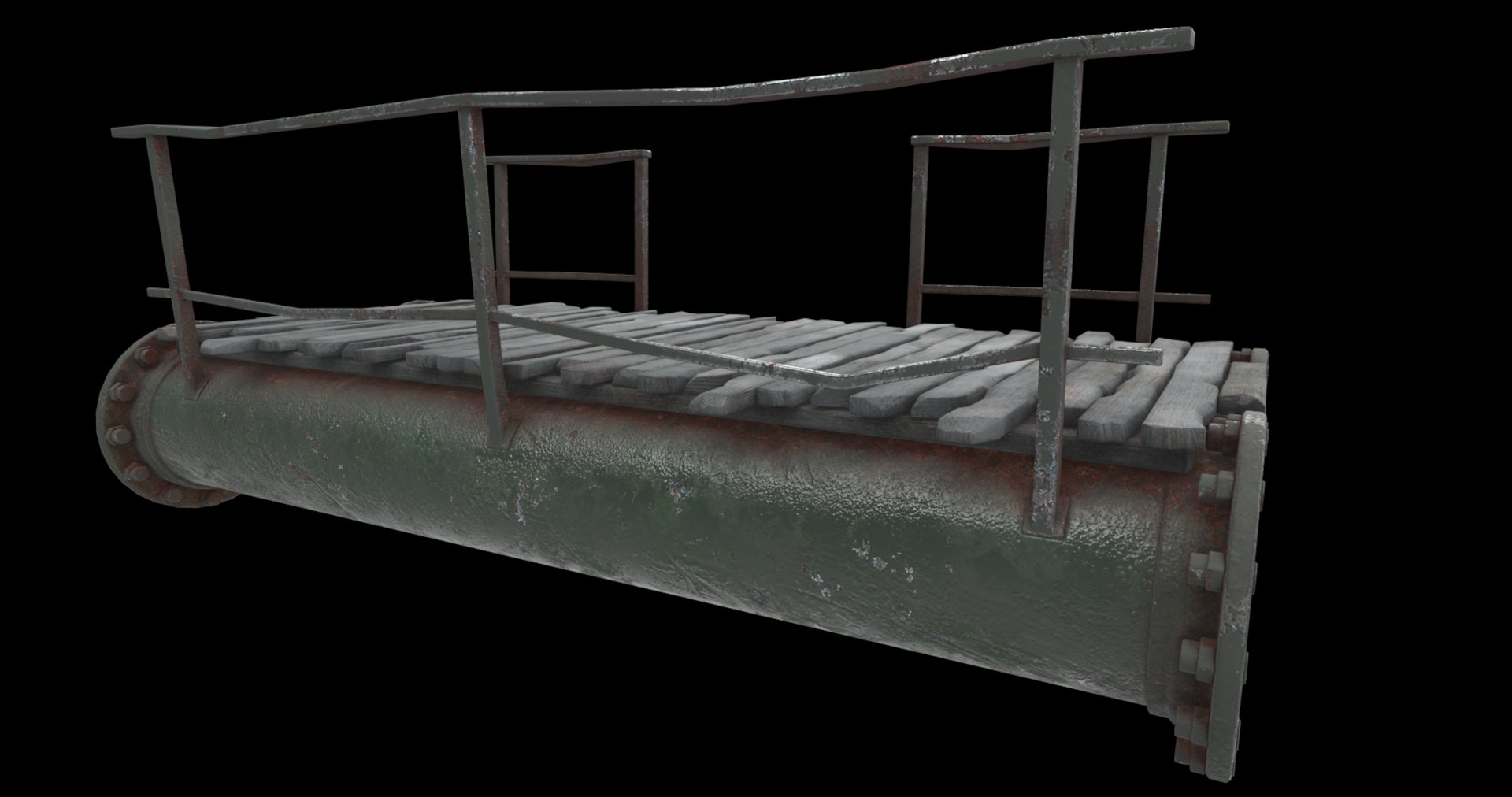 3D Pipe Raft 02 Model - TurboSquid 2279105