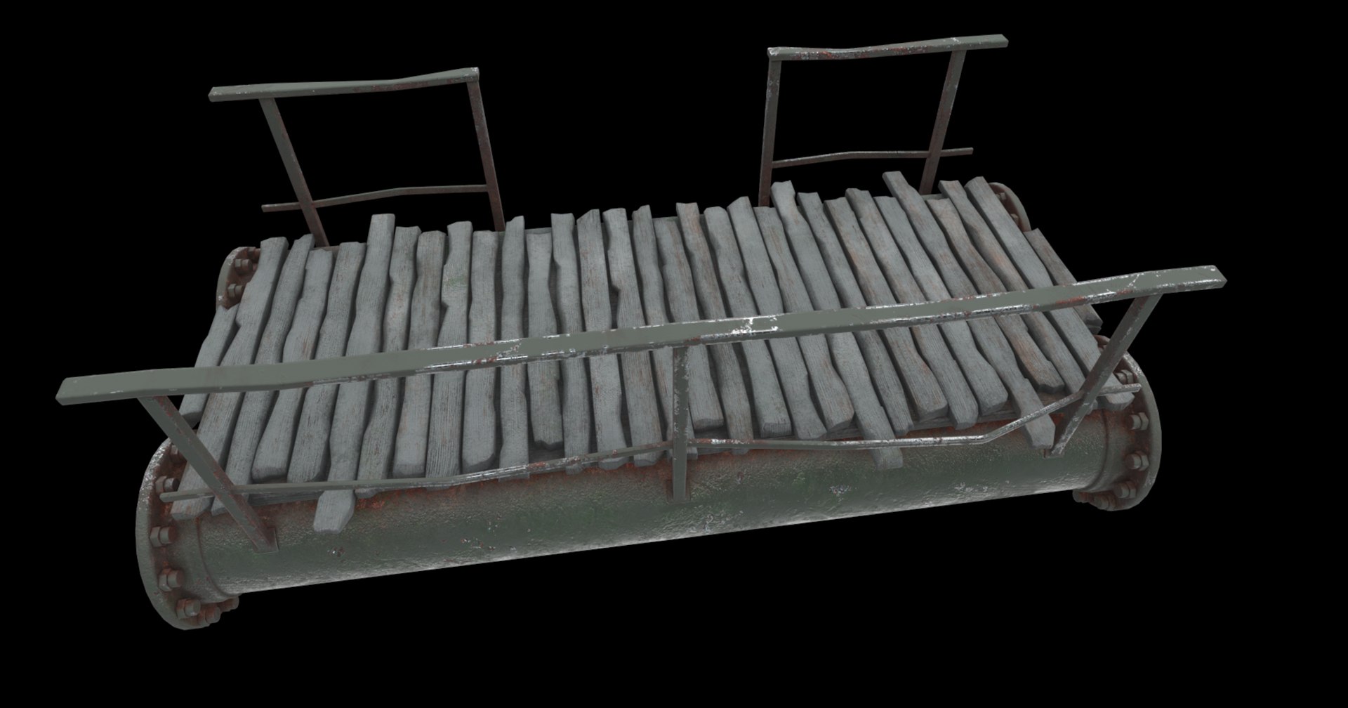 3D Pipe Raft 02 Model - TurboSquid 2279105