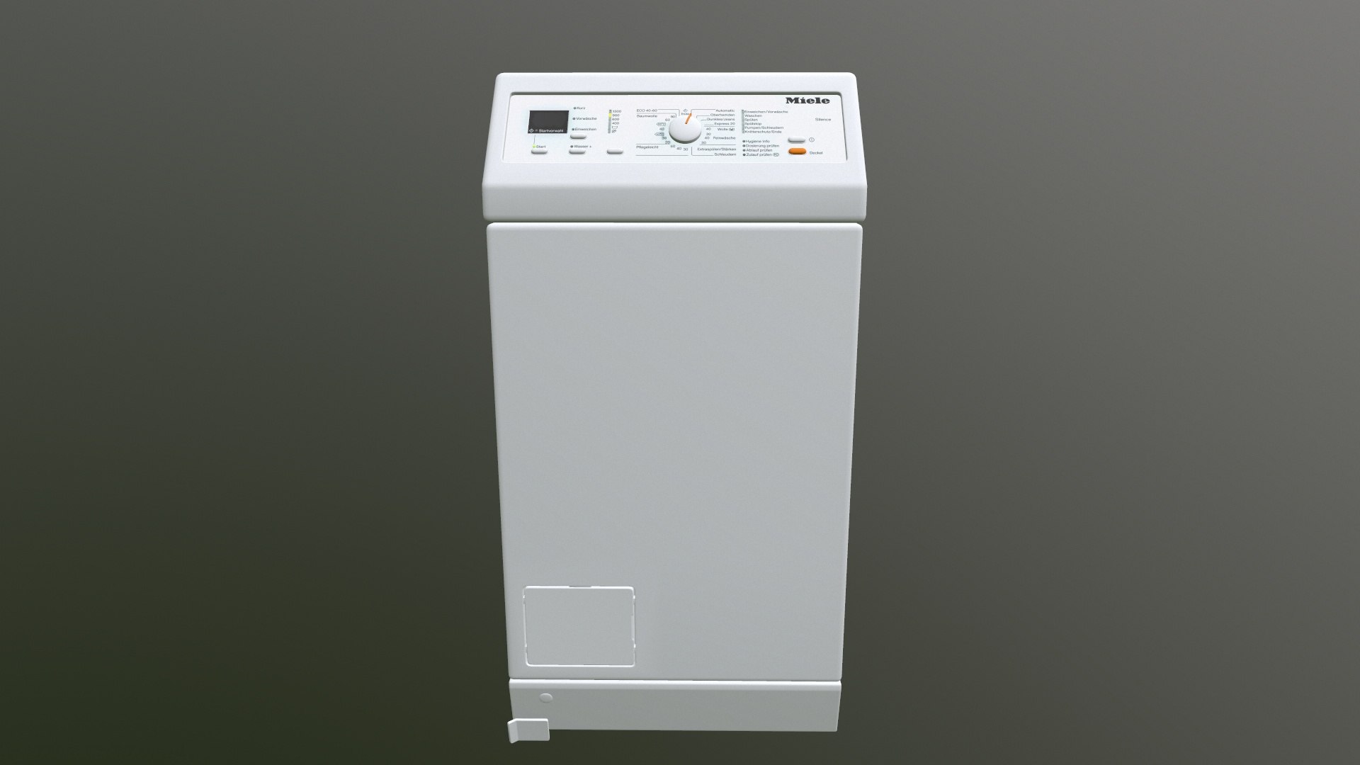 Miele washing machine 3D model - TurboSquid 1963485