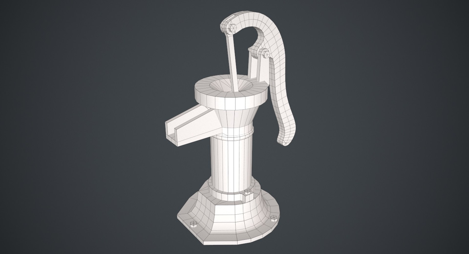 Hand Pump 2a 3D Model - TurboSquid 1365552