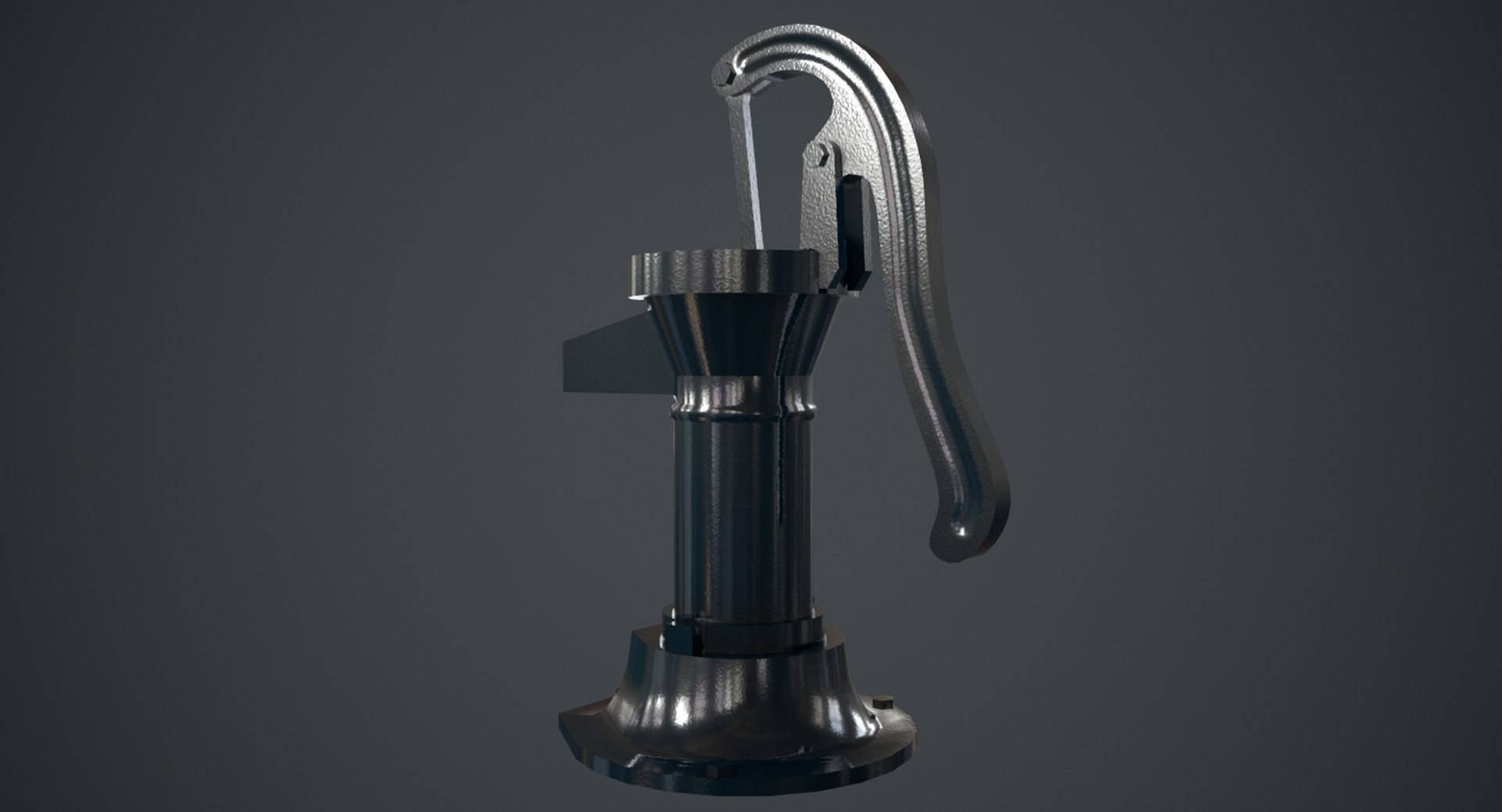 Hand Pump 2a 3D Model - TurboSquid 1365552