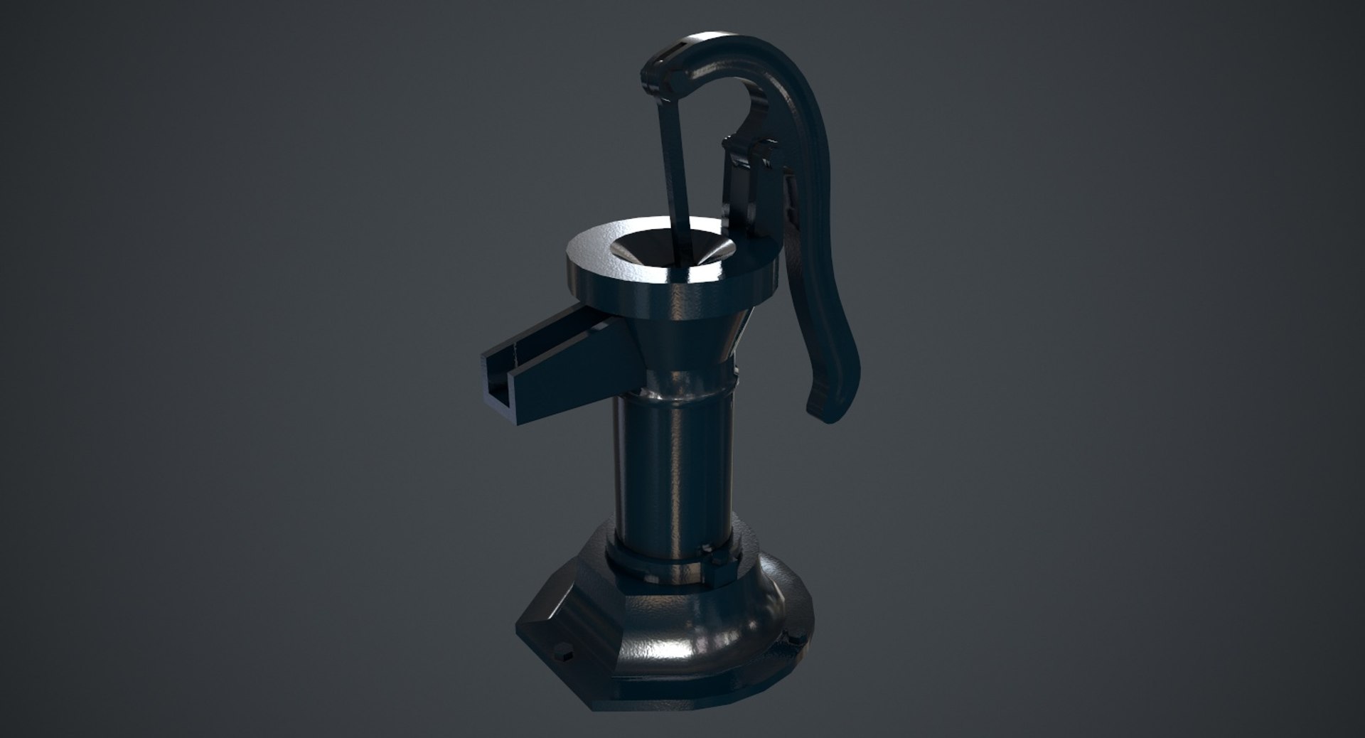 Hand Pump 2a 3D Model - TurboSquid 1365552