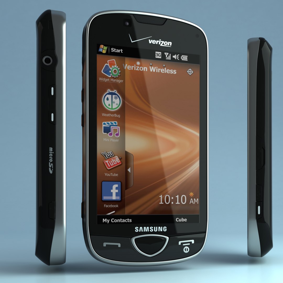 3d obj samsung omnia 2 sch-i920