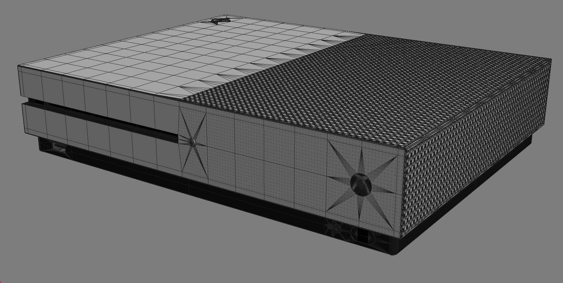 3d model new xbox s console