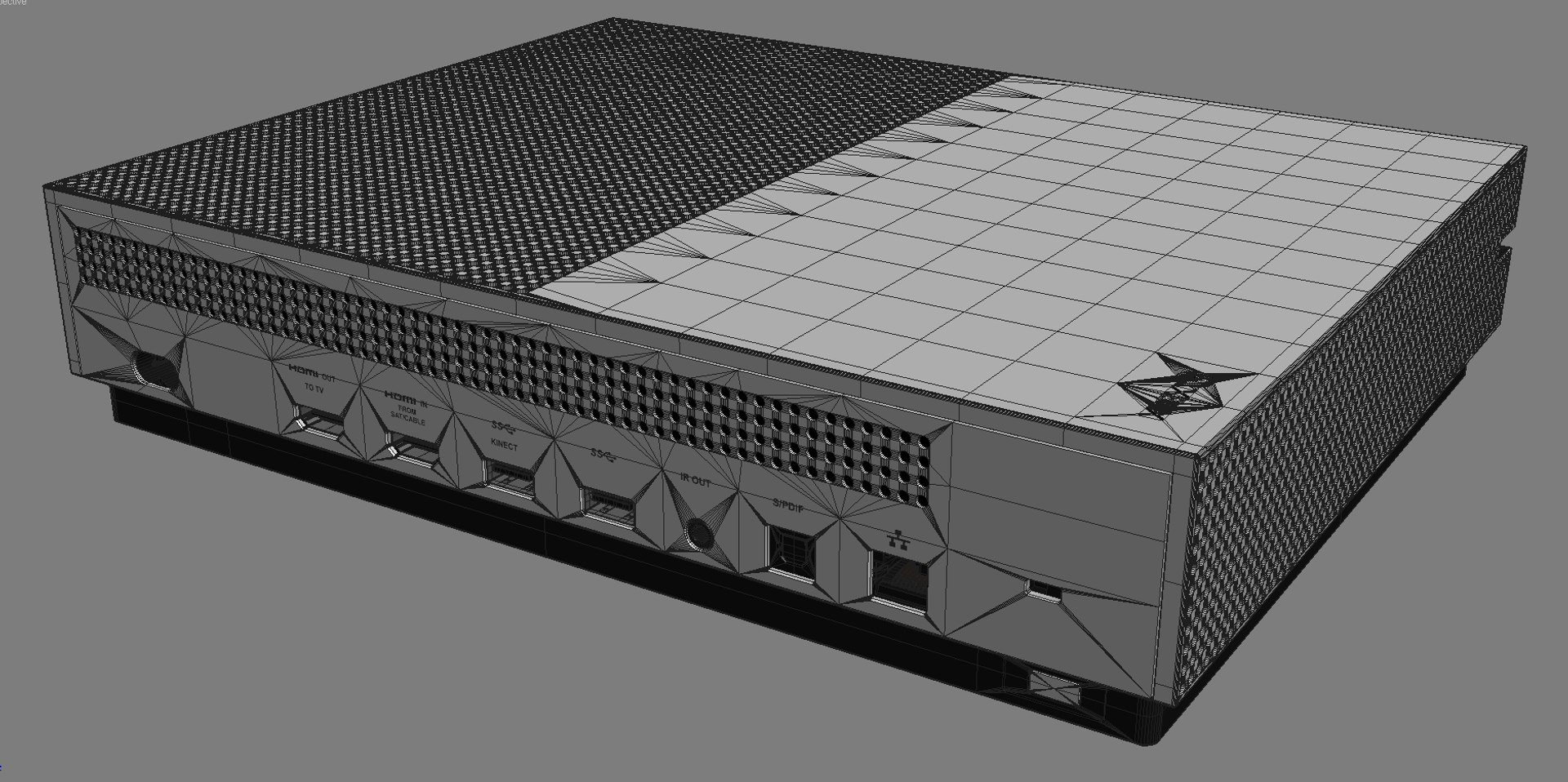 3d model new xbox s console