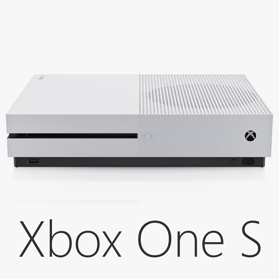 3d model new xbox s console