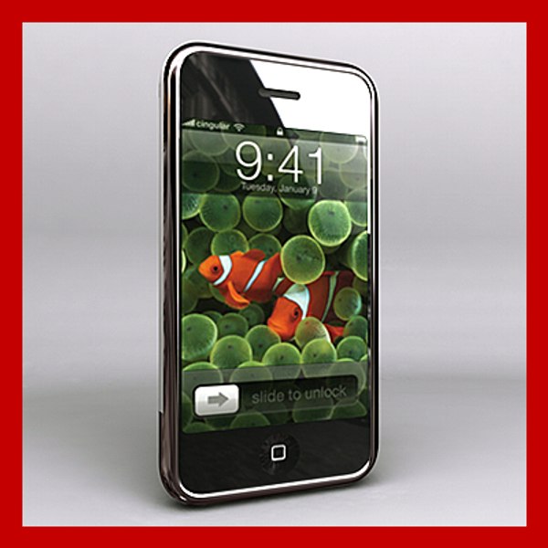 3d new apple iphone model