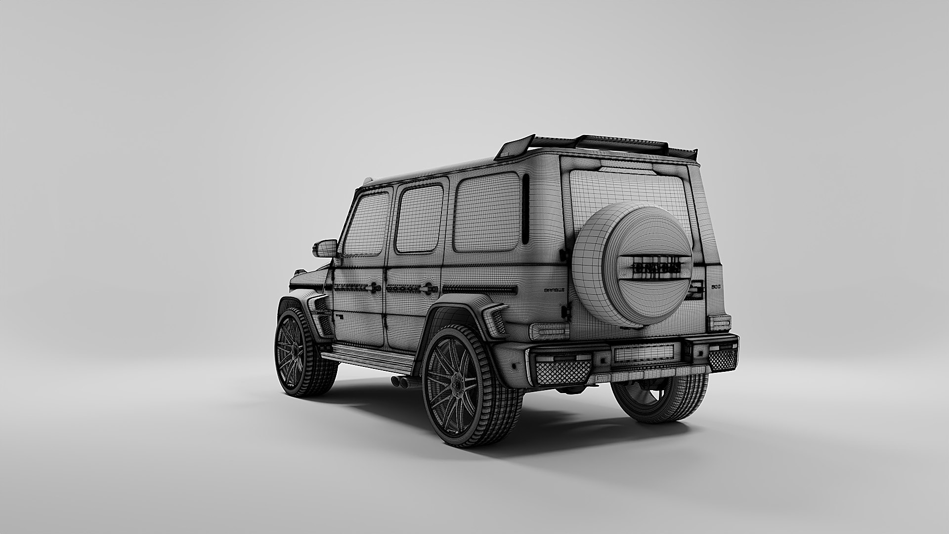 3D MERCEDES AMG BRABUS - TurboSquid 2303558