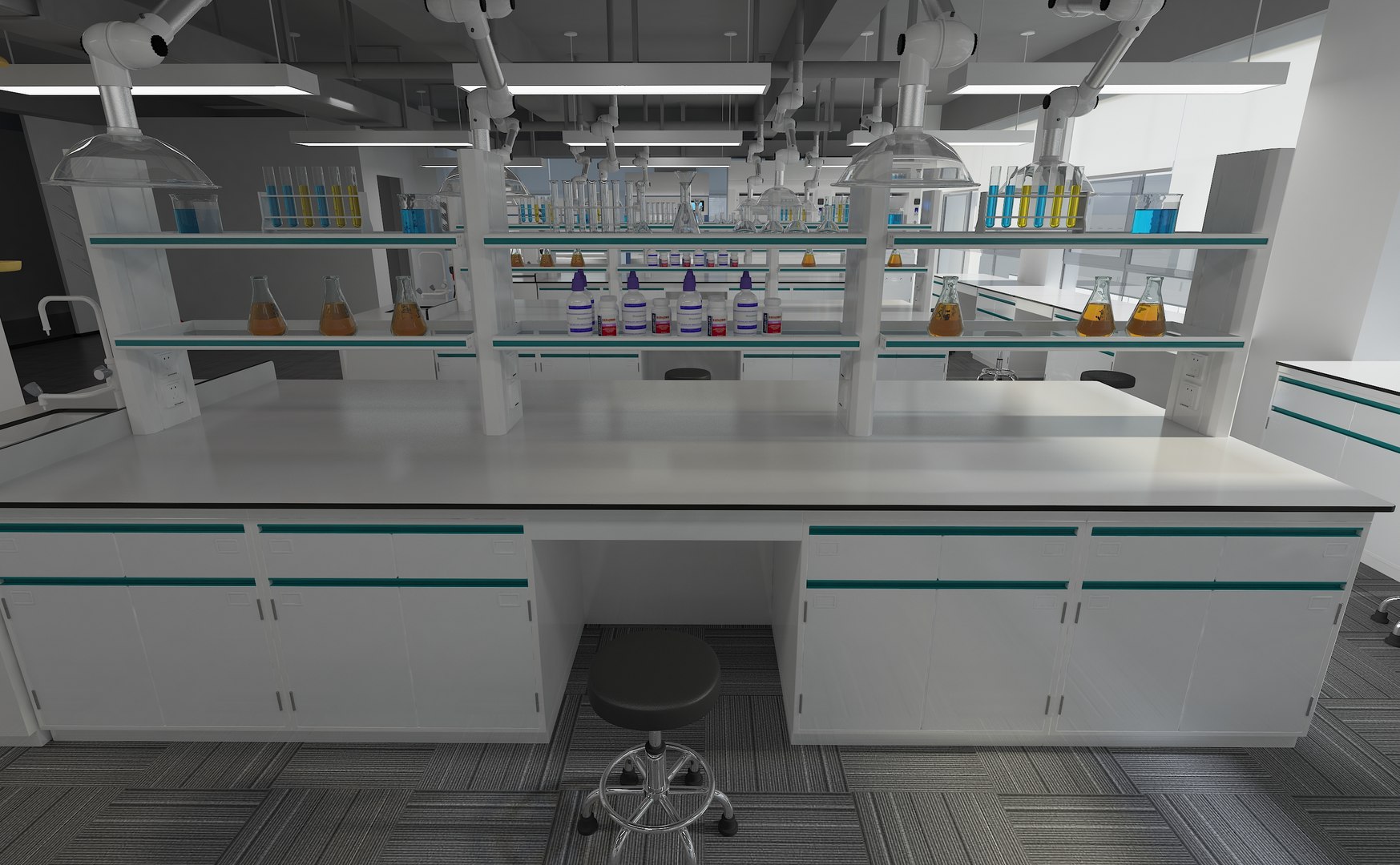 Chemistry Laboratory 3D - TurboSquid 2280063