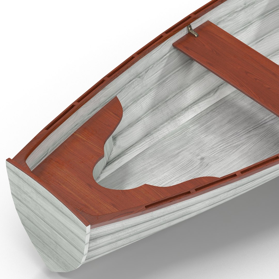 3d model of rowboat 4