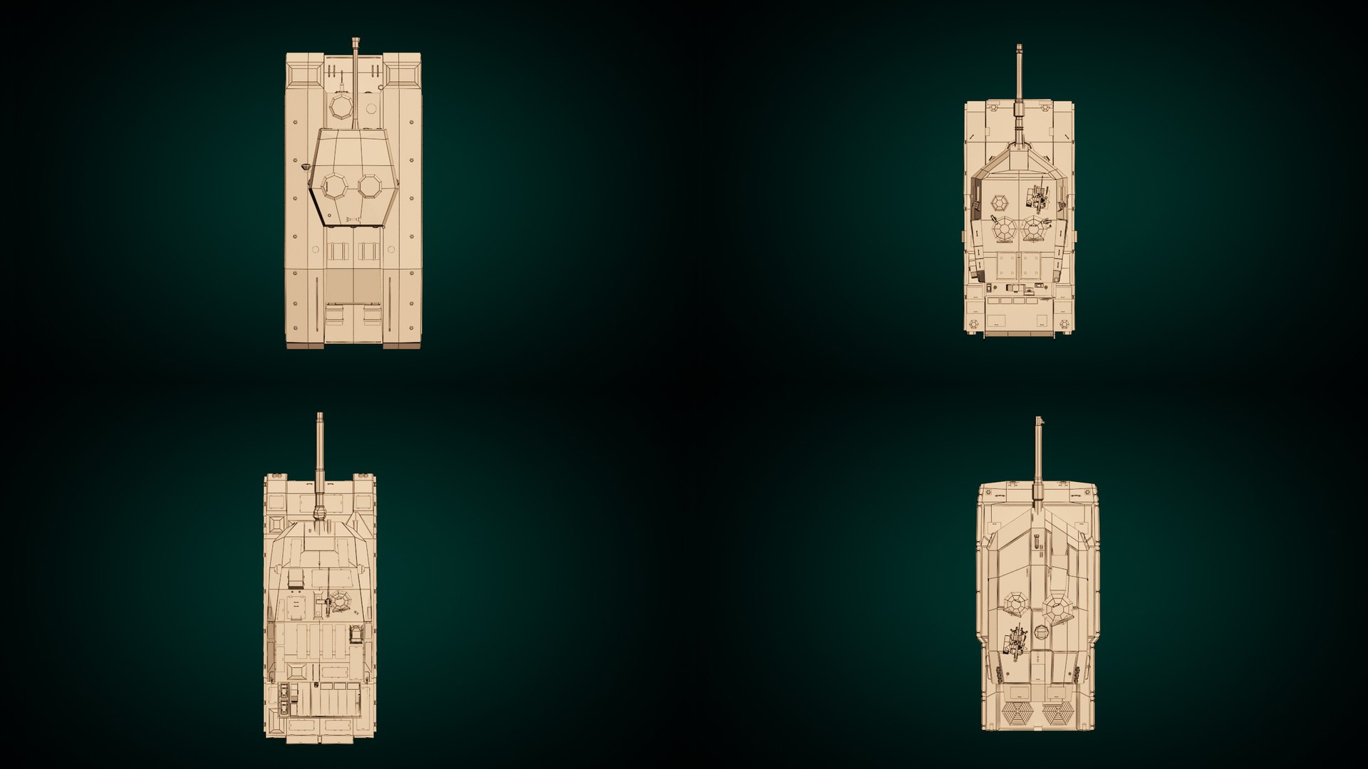 Tank 3D model - TurboSquid 1446591