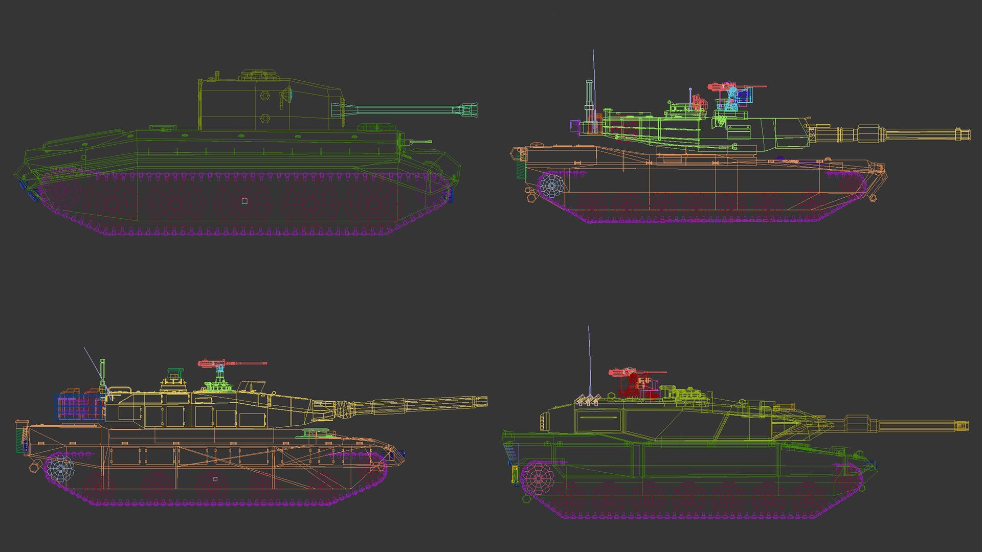 Tank 3D model - TurboSquid 1446591