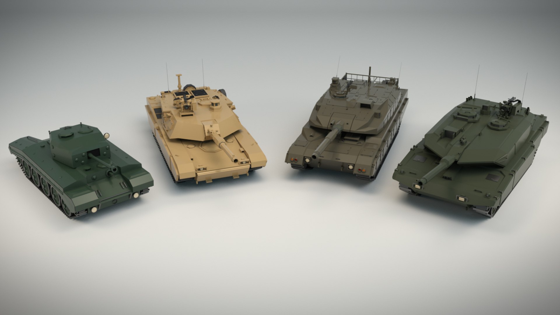 Tank 3D model - TurboSquid 1446591