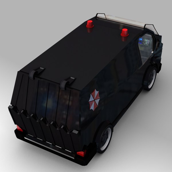 maya futuristic fbi police van