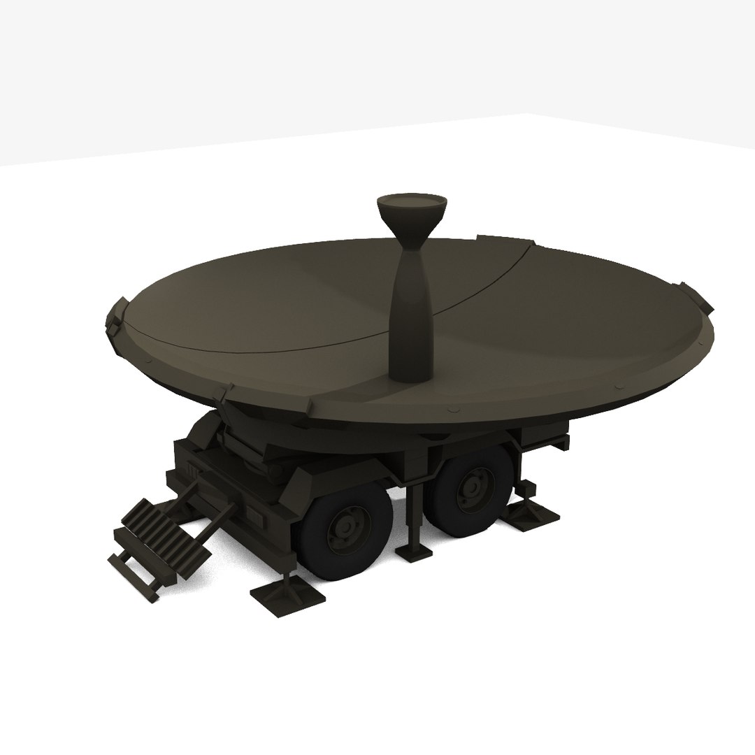 Satellite Dish 3d Obj
