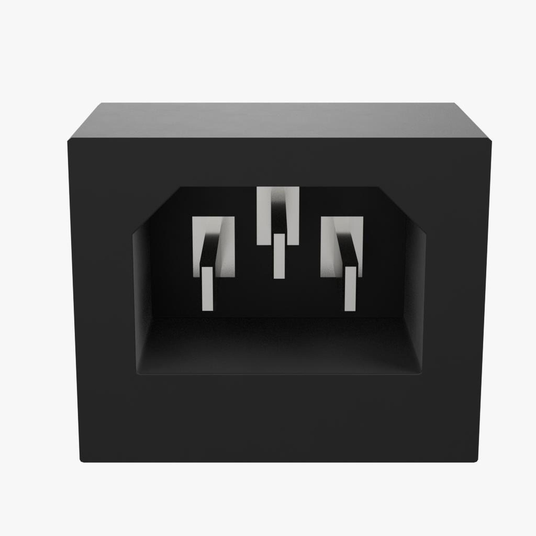 3D Model Power Input Socket - TurboSquid 1542796