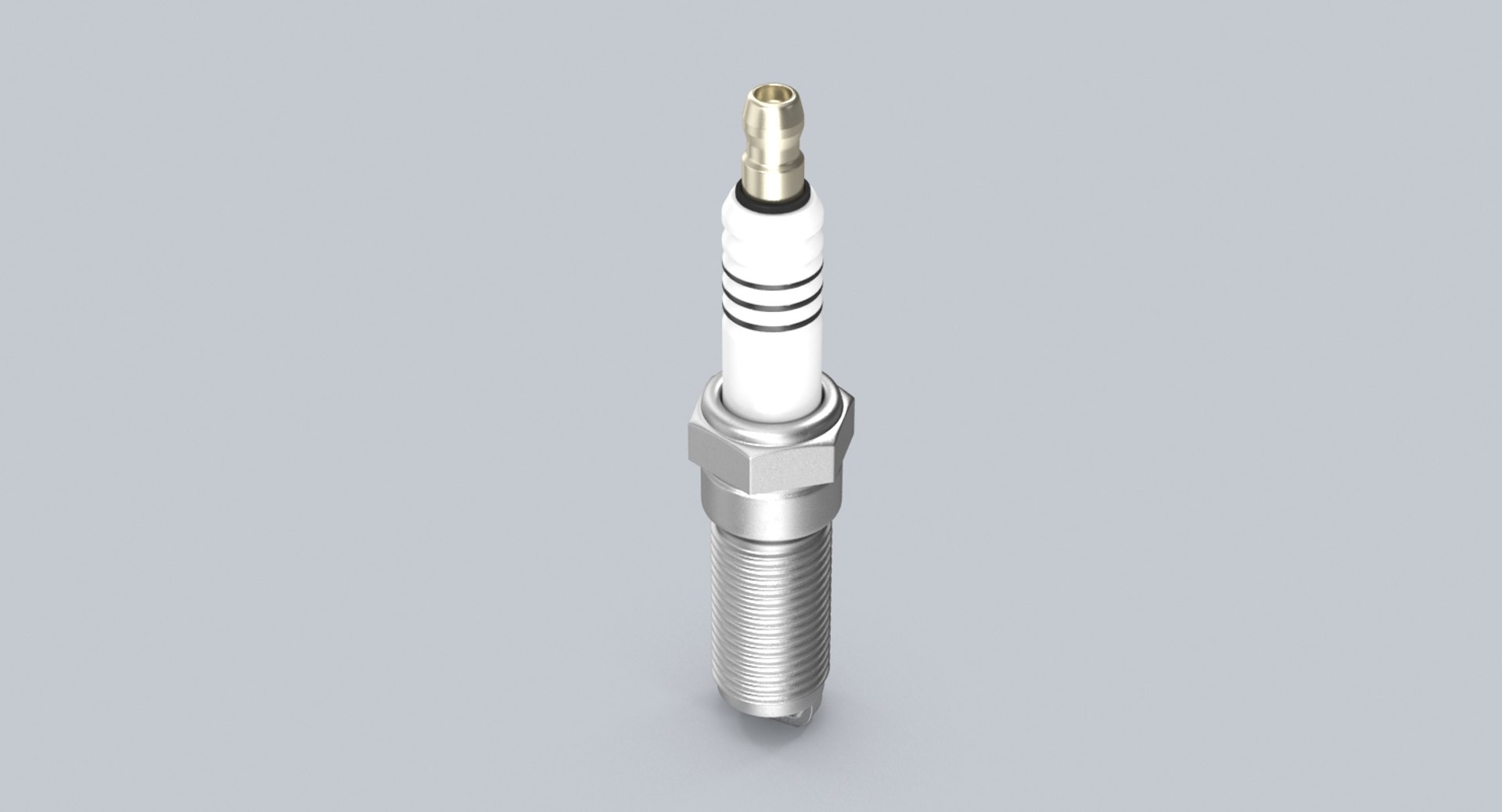 3d spark plug model