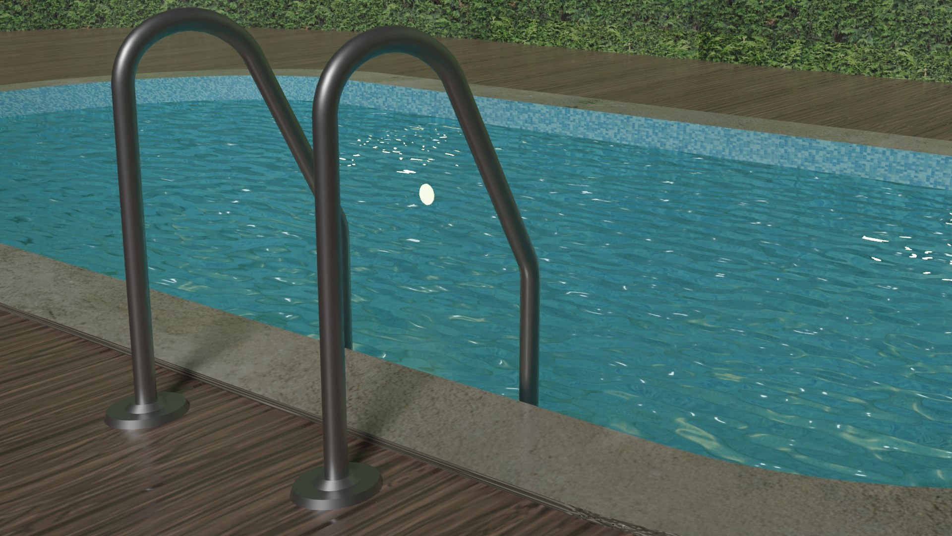 3D Simple Pool Model - TurboSquid 1515779