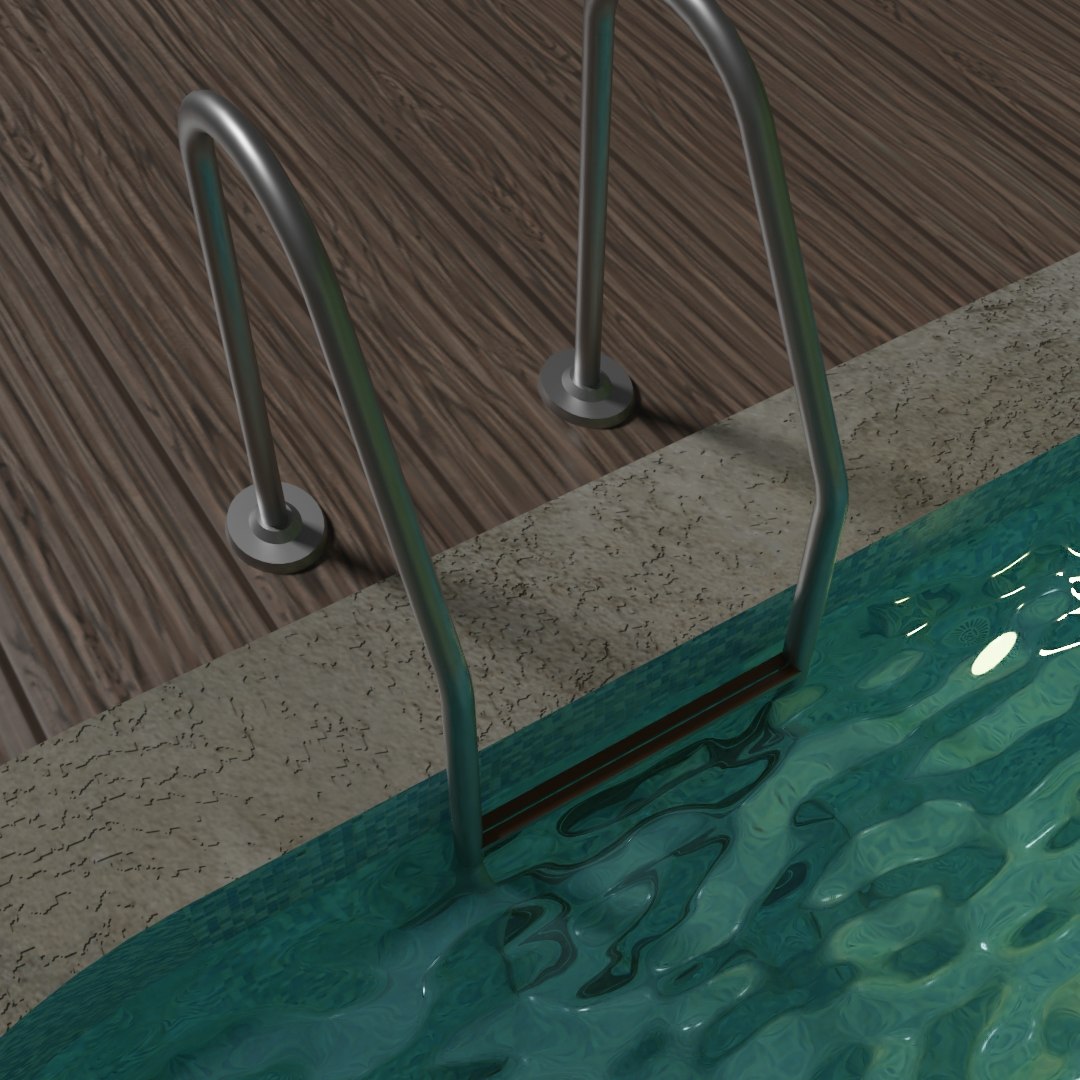 3D Simple Pool Model - TurboSquid 1515779