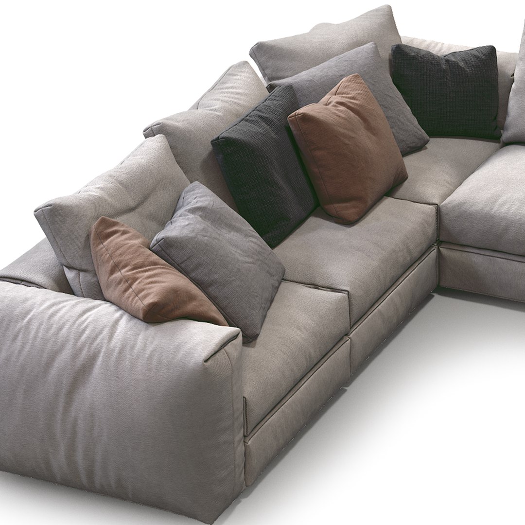 3D flexform sofa asolo - TurboSquid 1636902