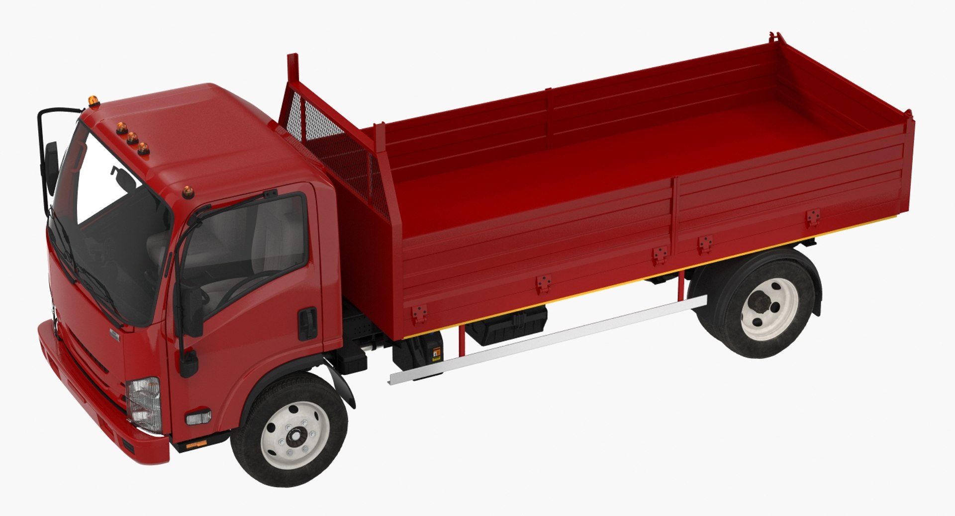 3D Dropside Truck Generic Simple Model - TurboSquid 1247812