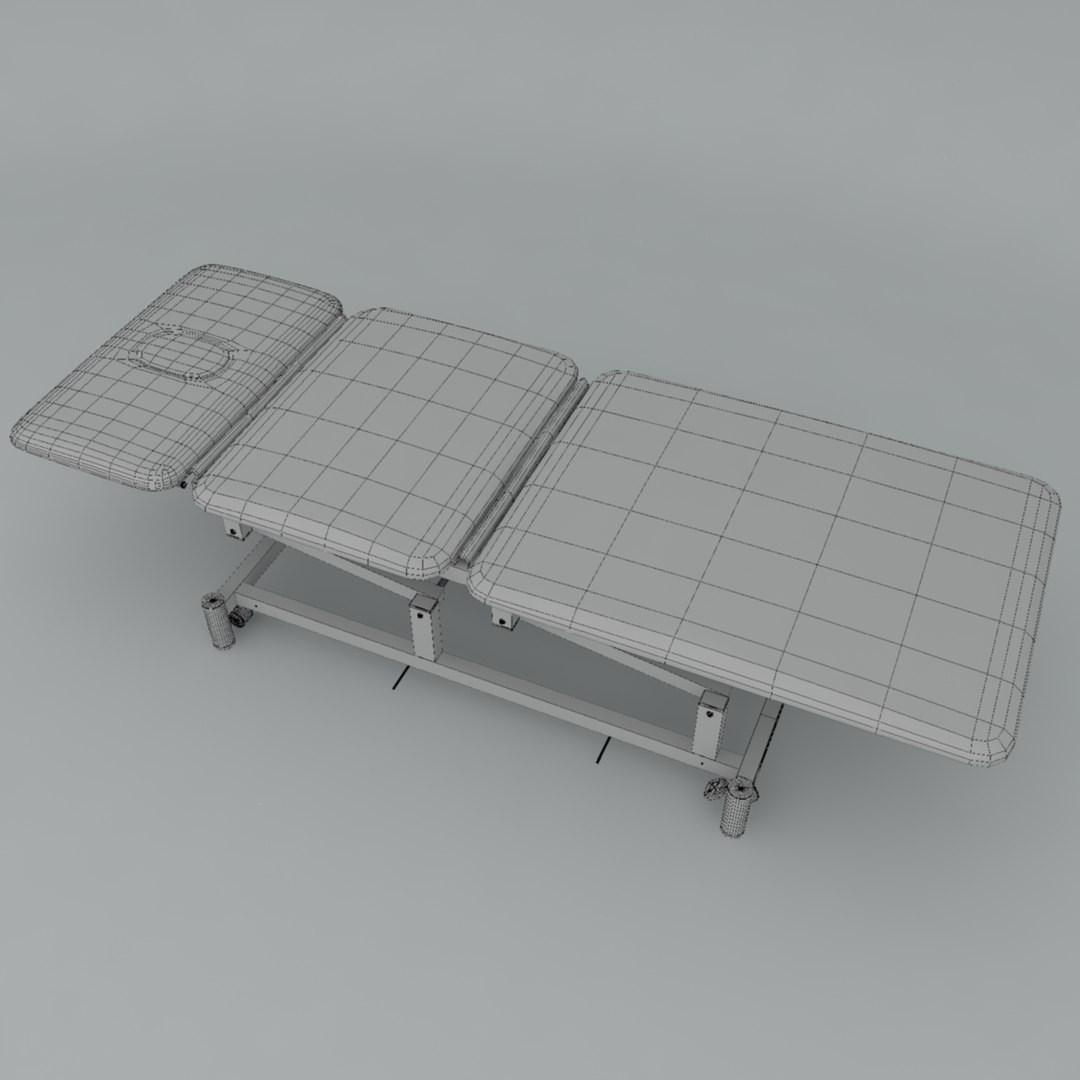 Physical Therapy Table 3D Model - TurboSquid 1326886