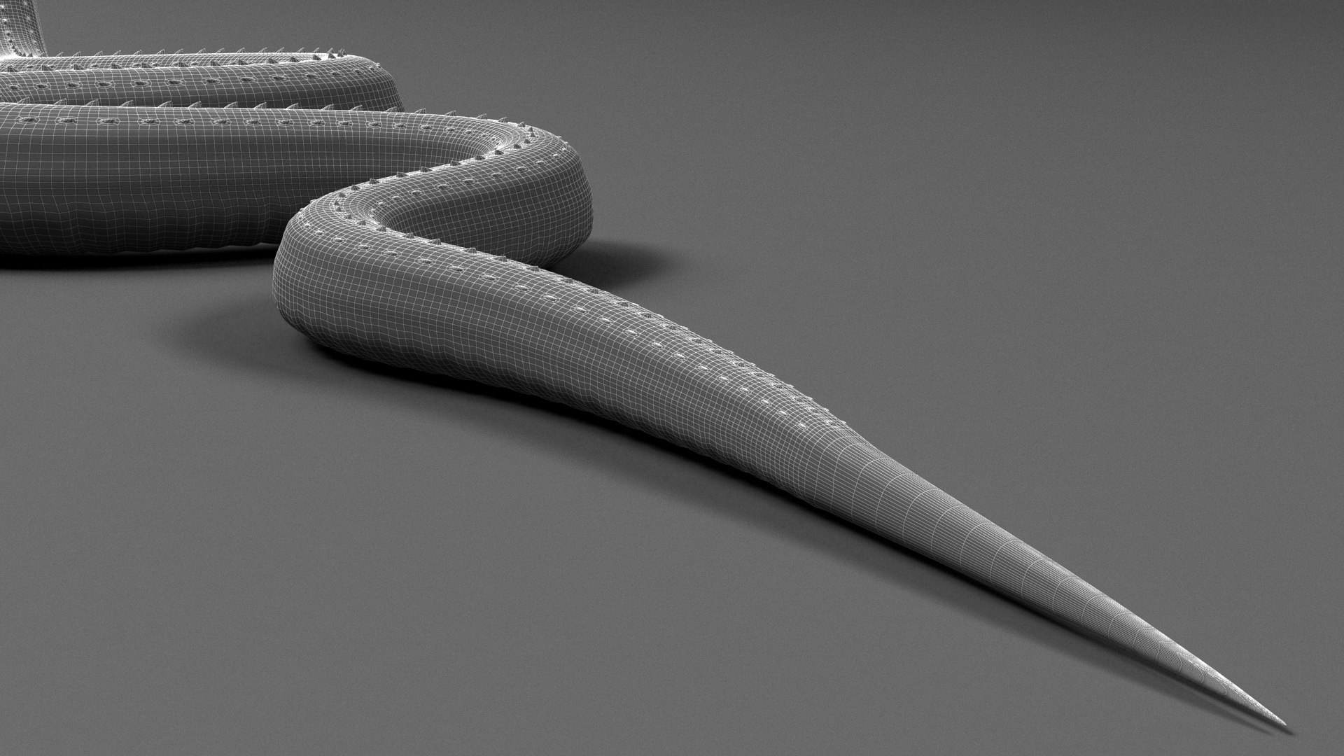 3D Snake Monster Model - TurboSquid 1620532