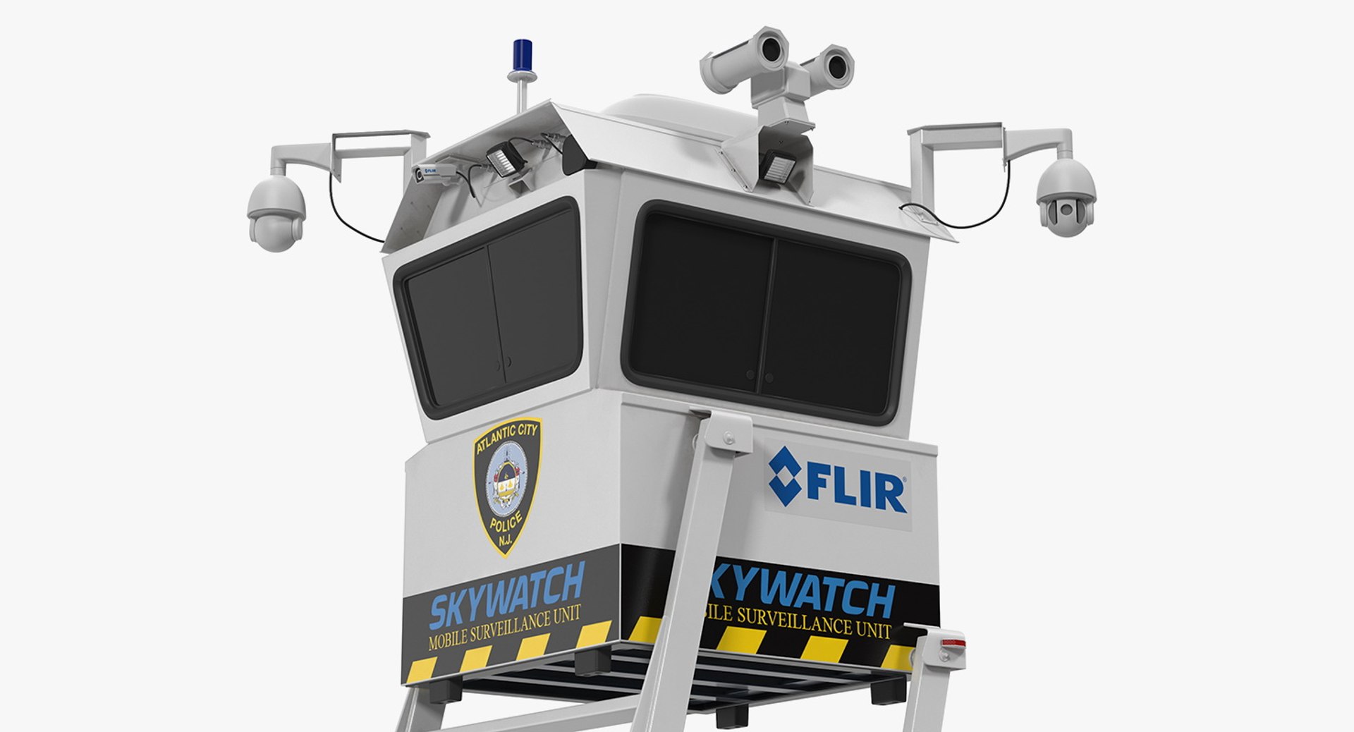 3D Model Flir Skywatch Mobile Surveillance - TurboSquid 1422311