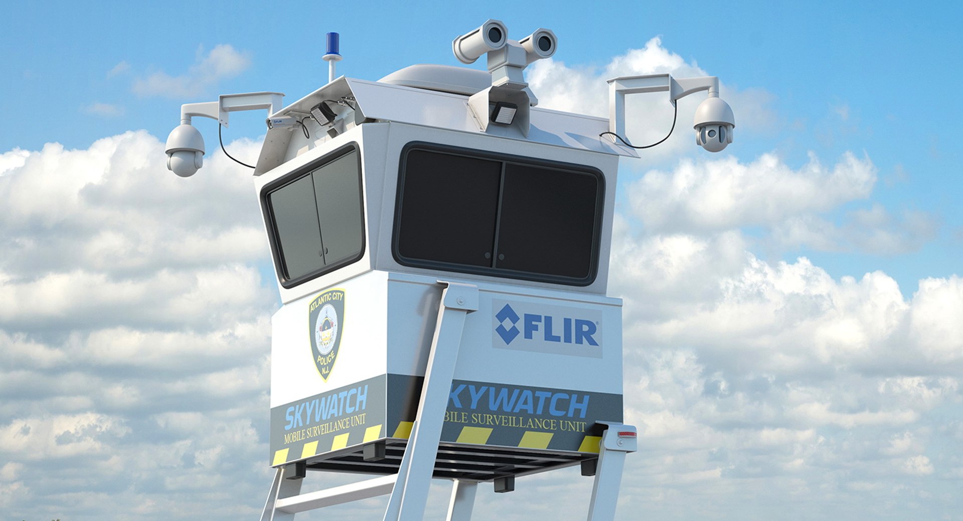 3D Model Flir Skywatch Mobile Surveillance - TurboSquid 1422311