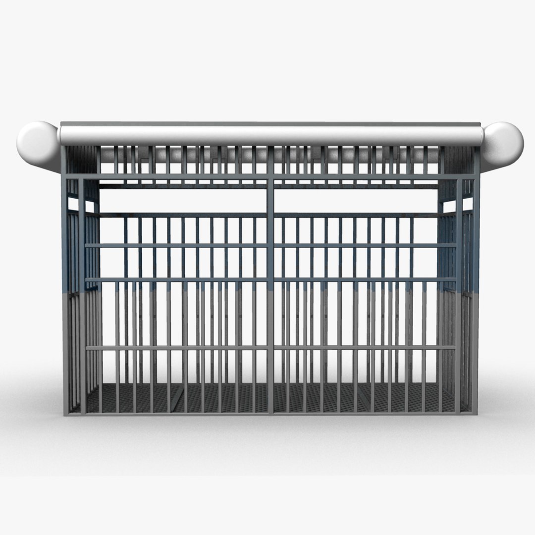 shark cage 3d model