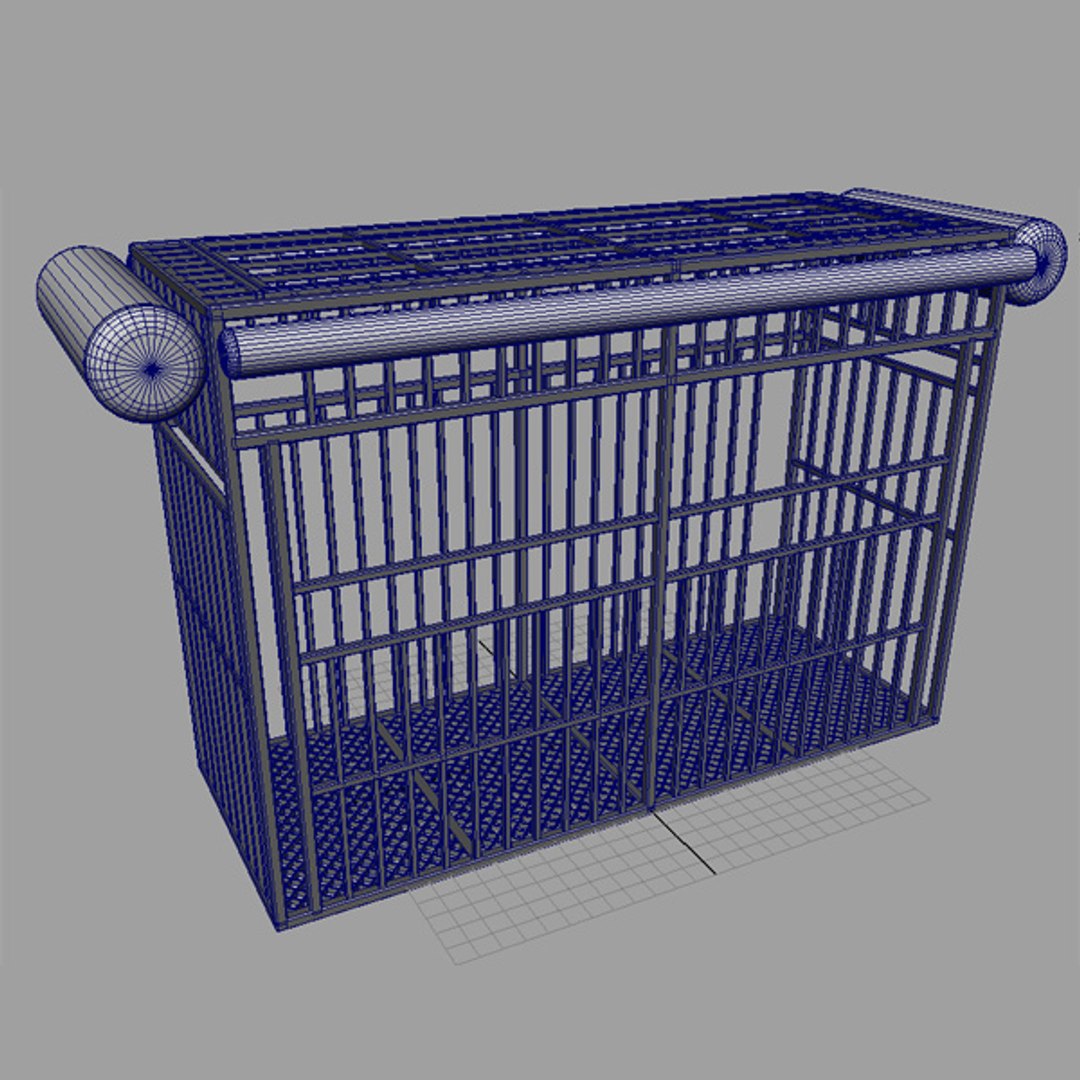 shark cage 3d model
