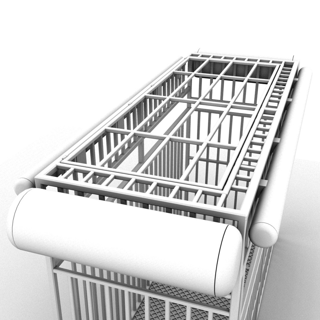 shark cage 3d model