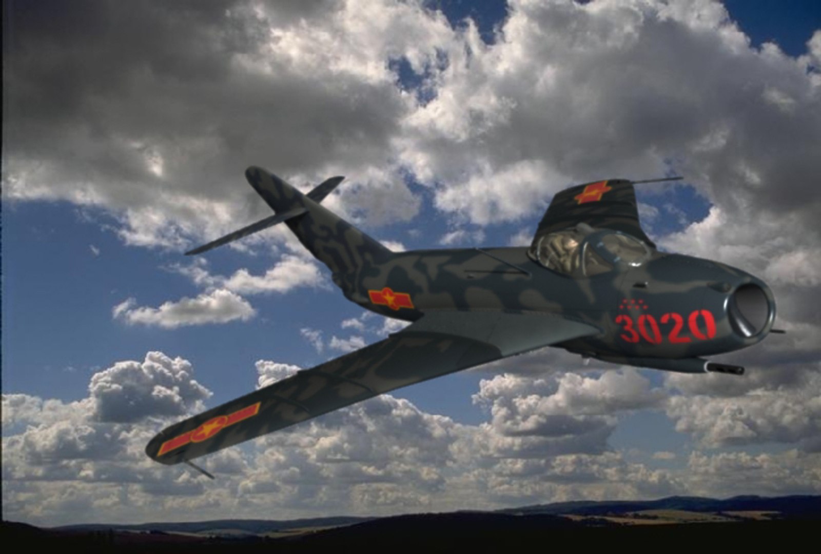3d Model Mig-17 Russian Mig