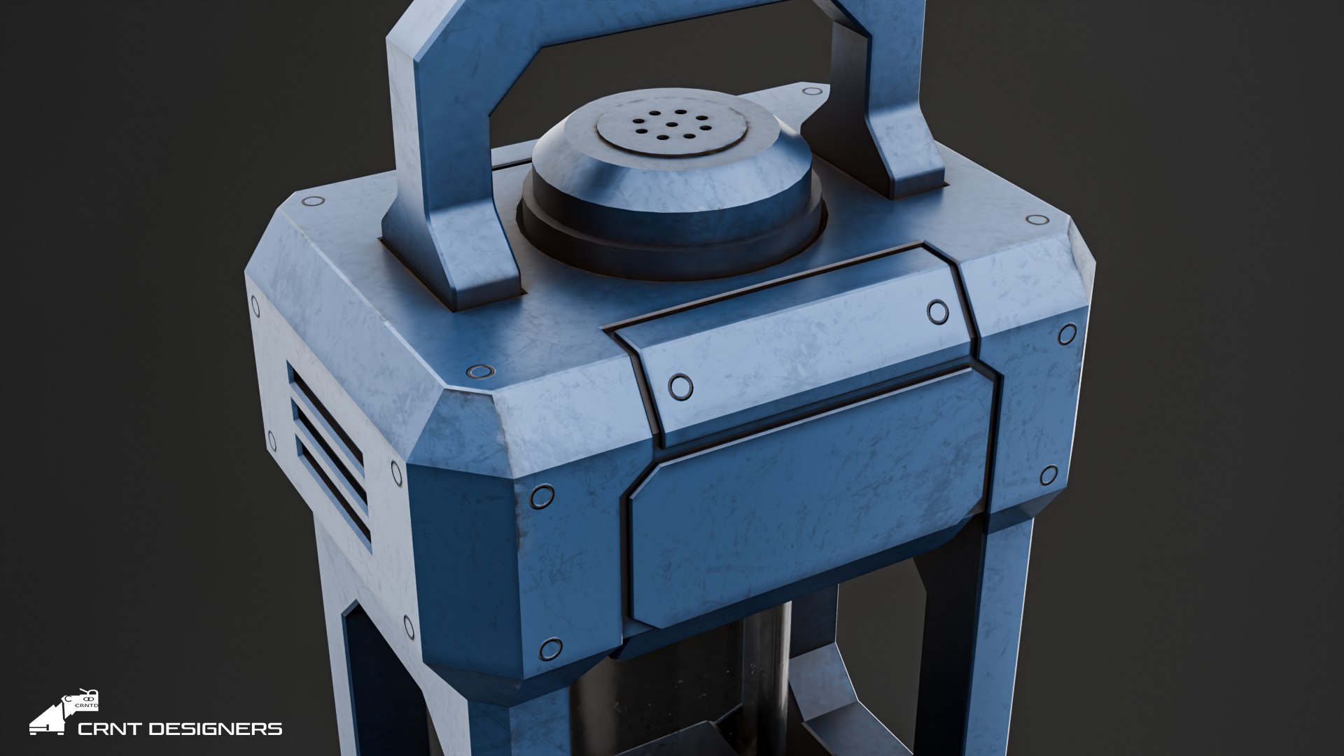 Sci-Fi Lantern - Lamp Low-poly 3D Model - TurboSquid 2424859