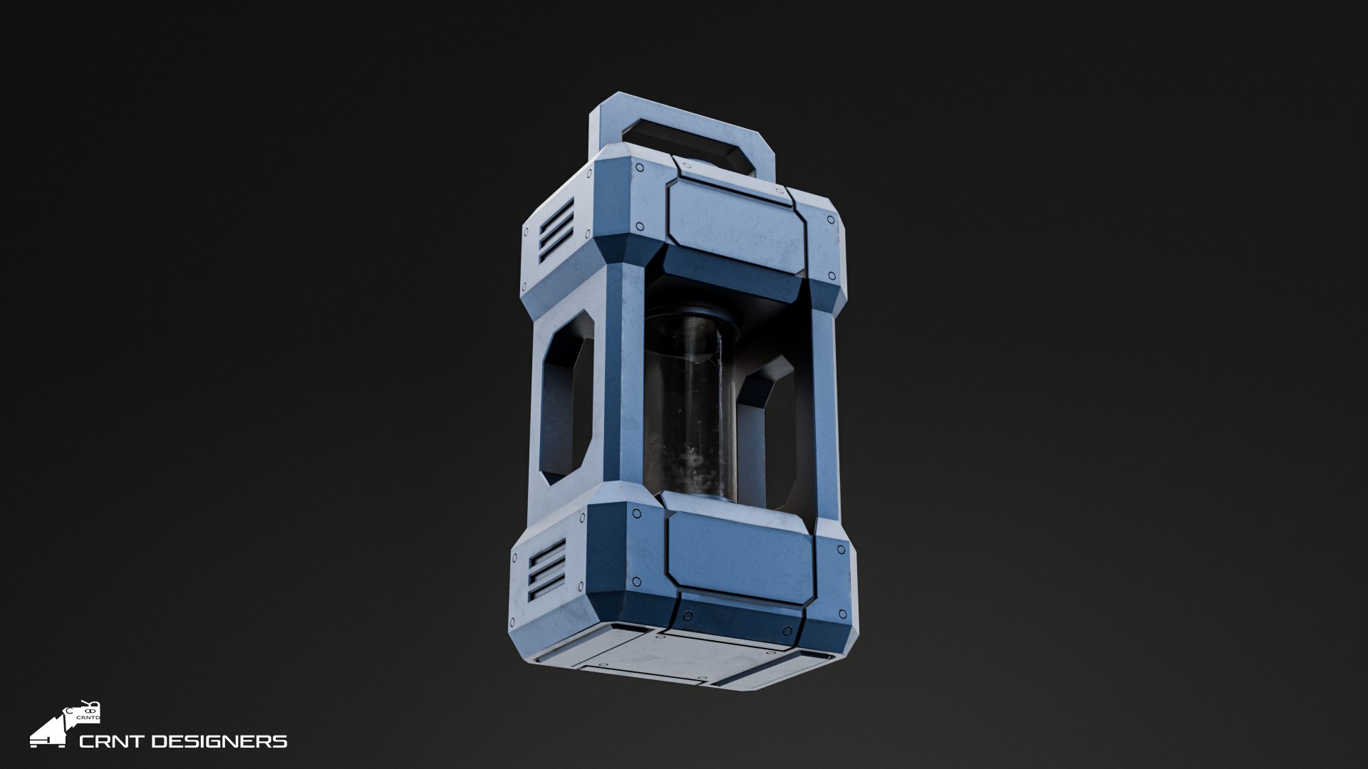 Sci-Fi Lantern - Lamp Low-poly 3D Model - TurboSquid 2424859