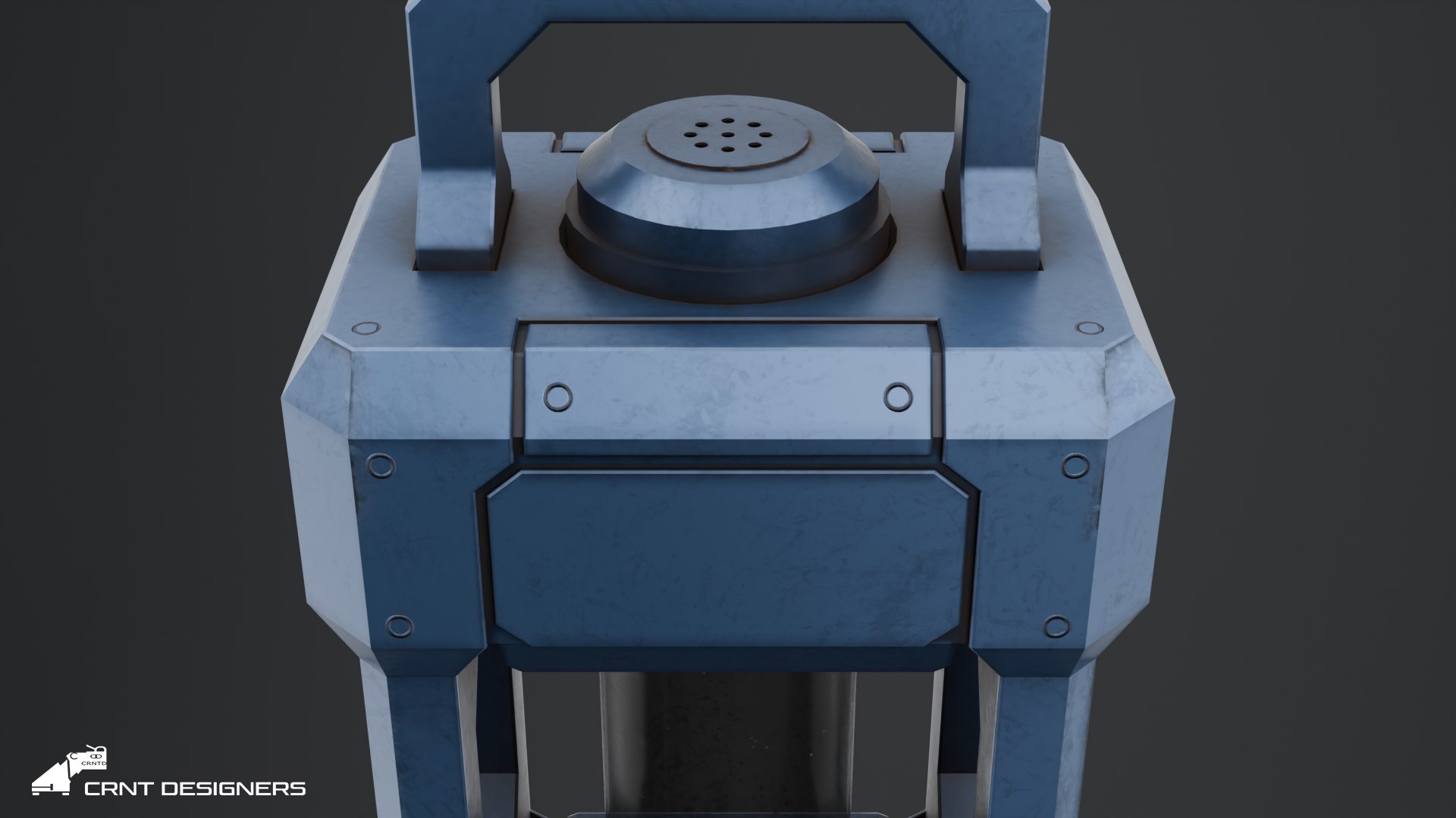 Sci-Fi Lantern - Lamp Low-poly 3D Model - TurboSquid 2424859