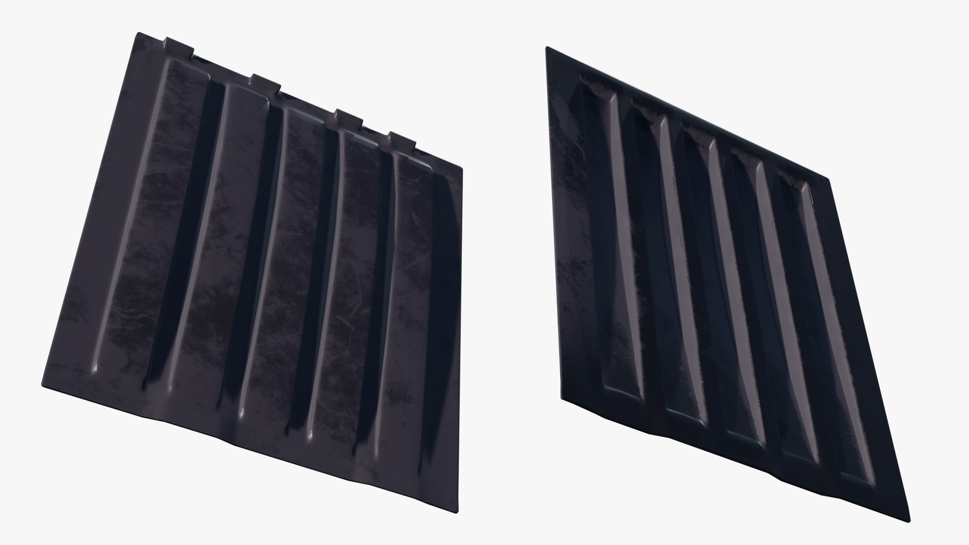 3D Model American Alley Dumpster Set - TurboSquid 2312948