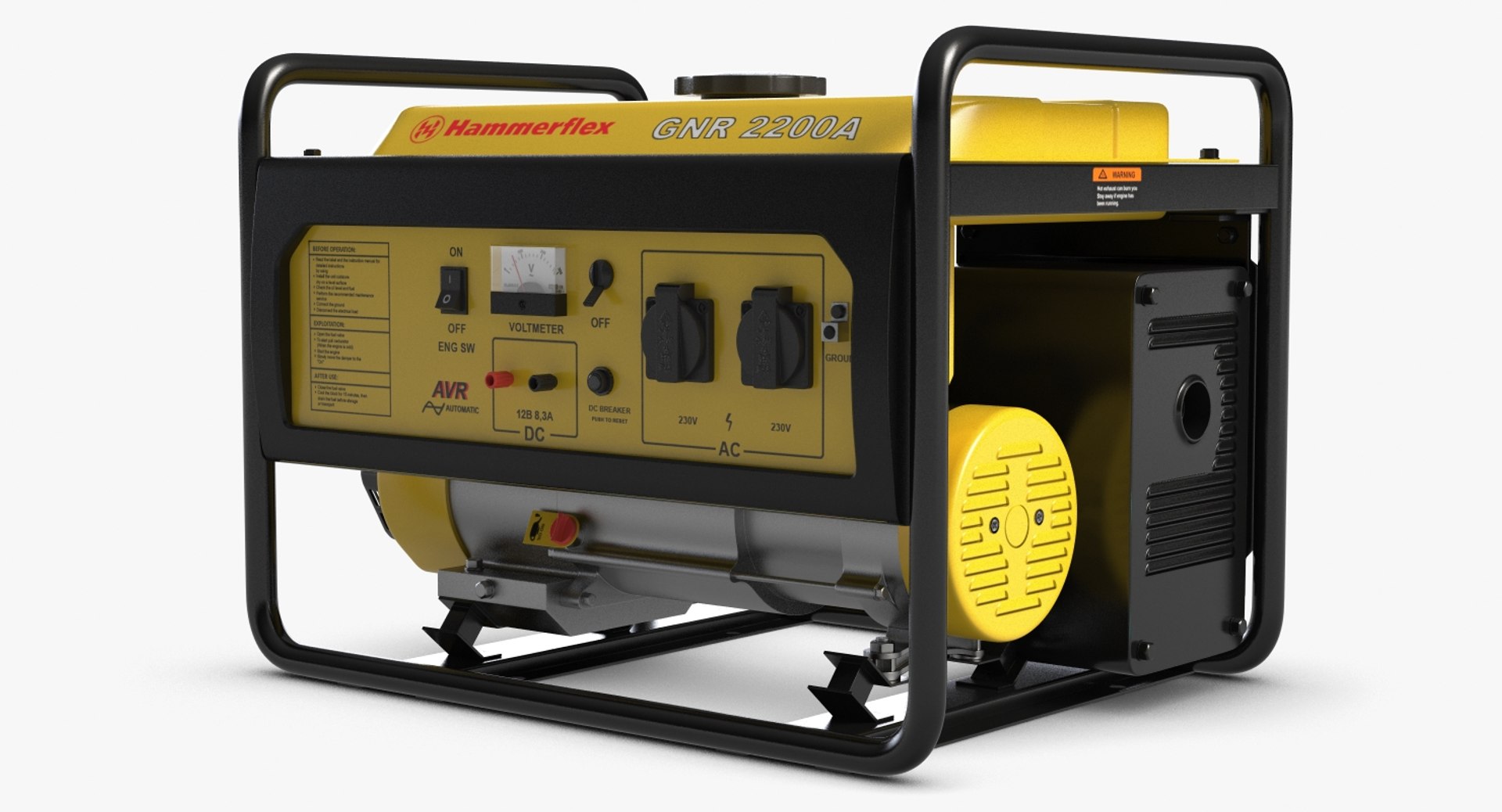 3d Model Portable Generator