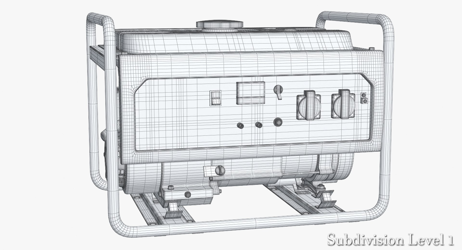 3d Model Portable Generator