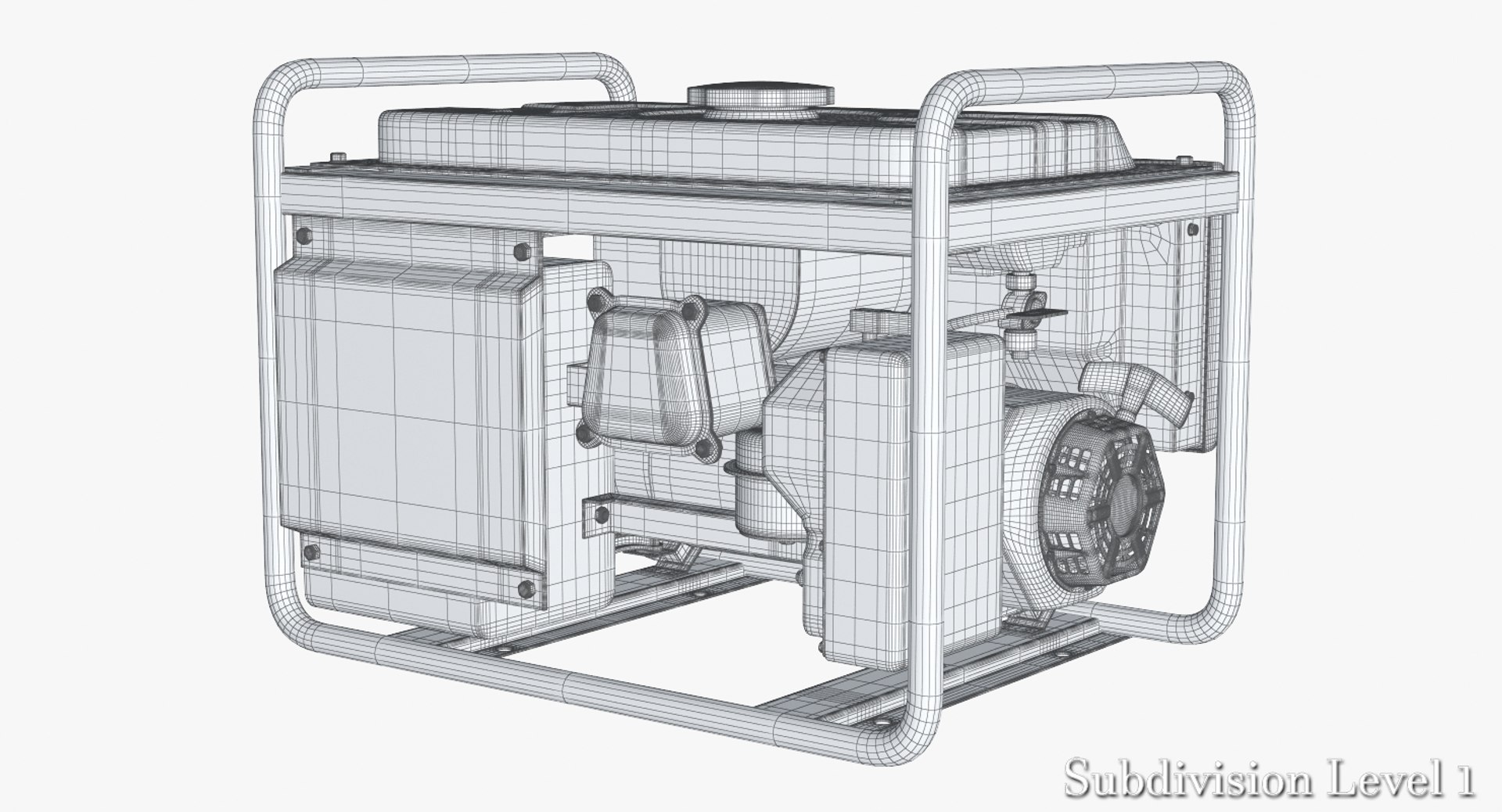 3d Model Portable Generator