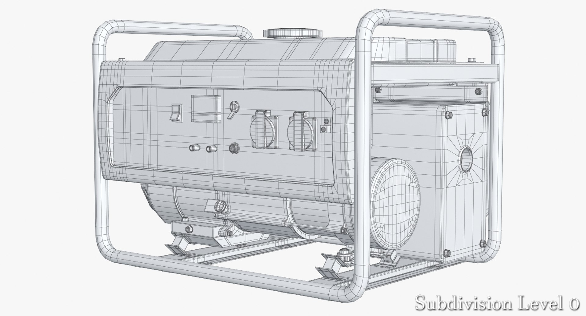 3d Model Portable Generator