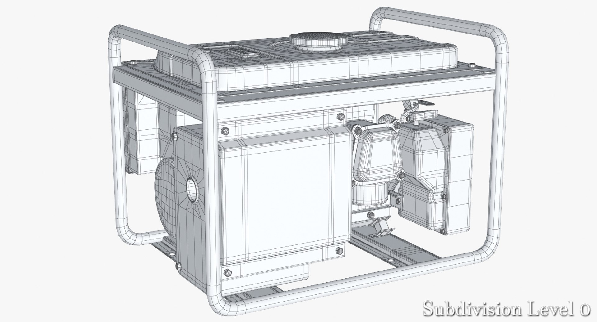3d Model Portable Generator