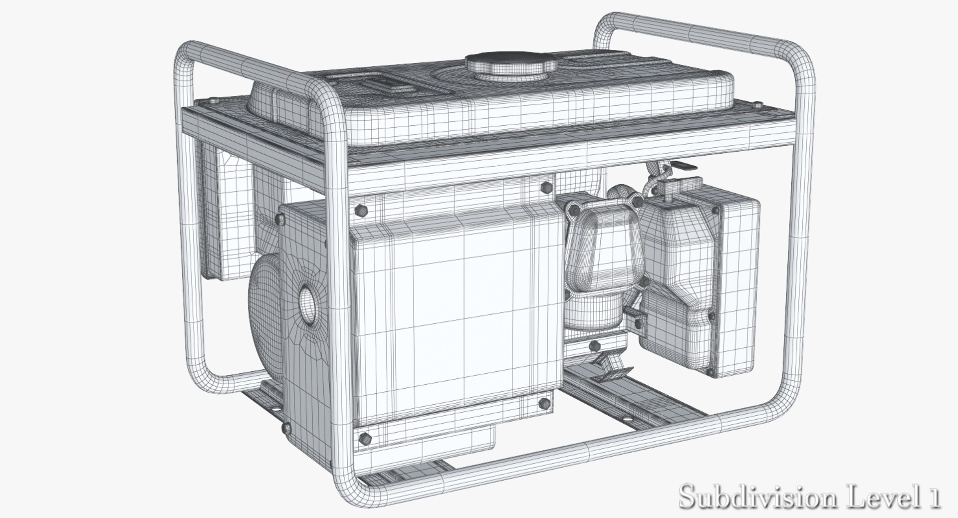 3d Model Portable Generator