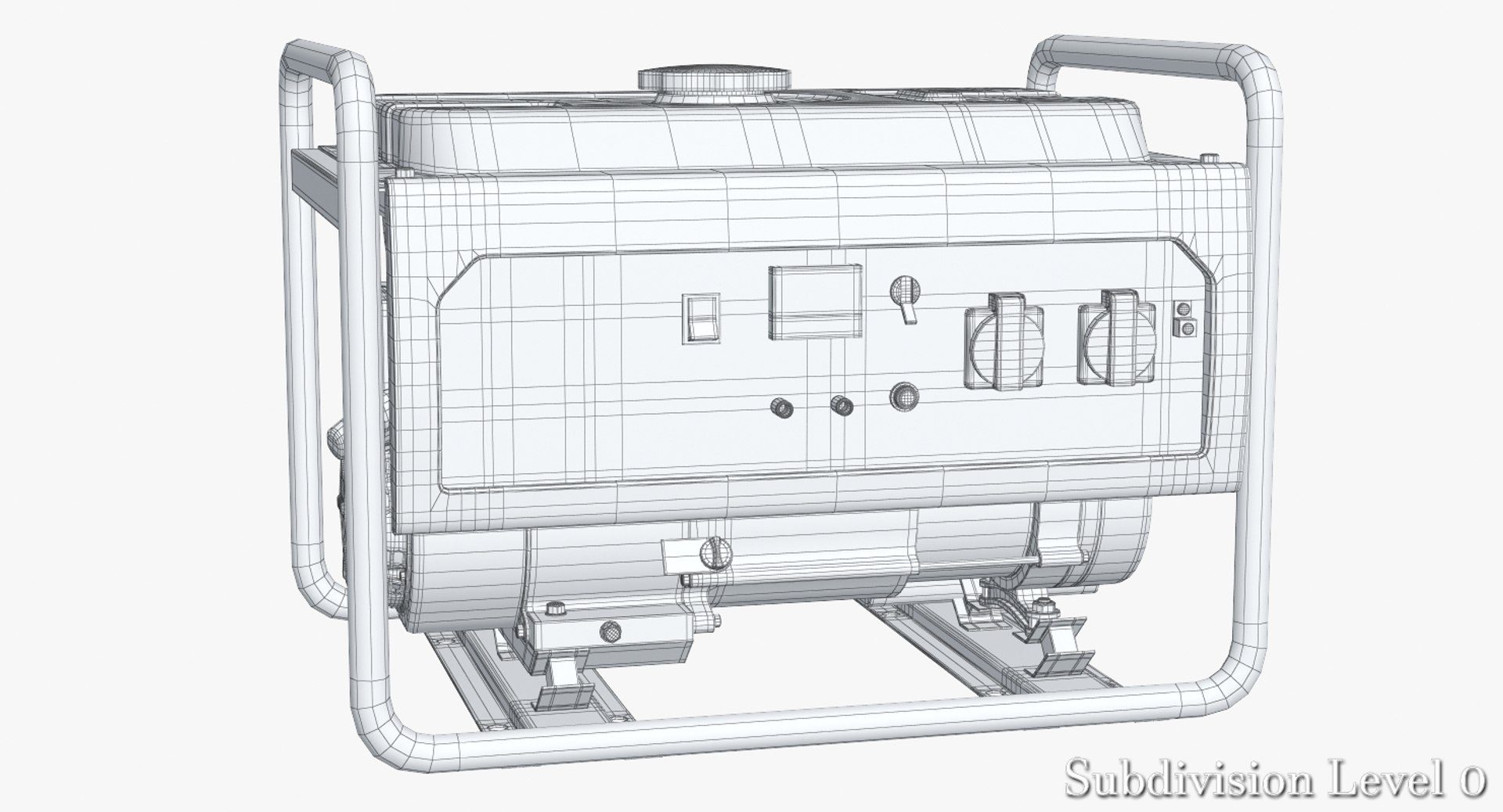 3d Model Portable Generator