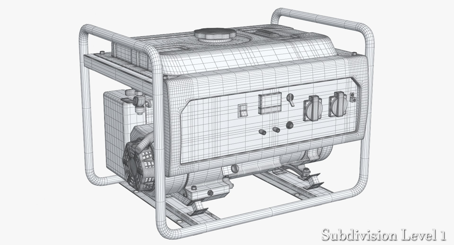 3d Model Portable Generator