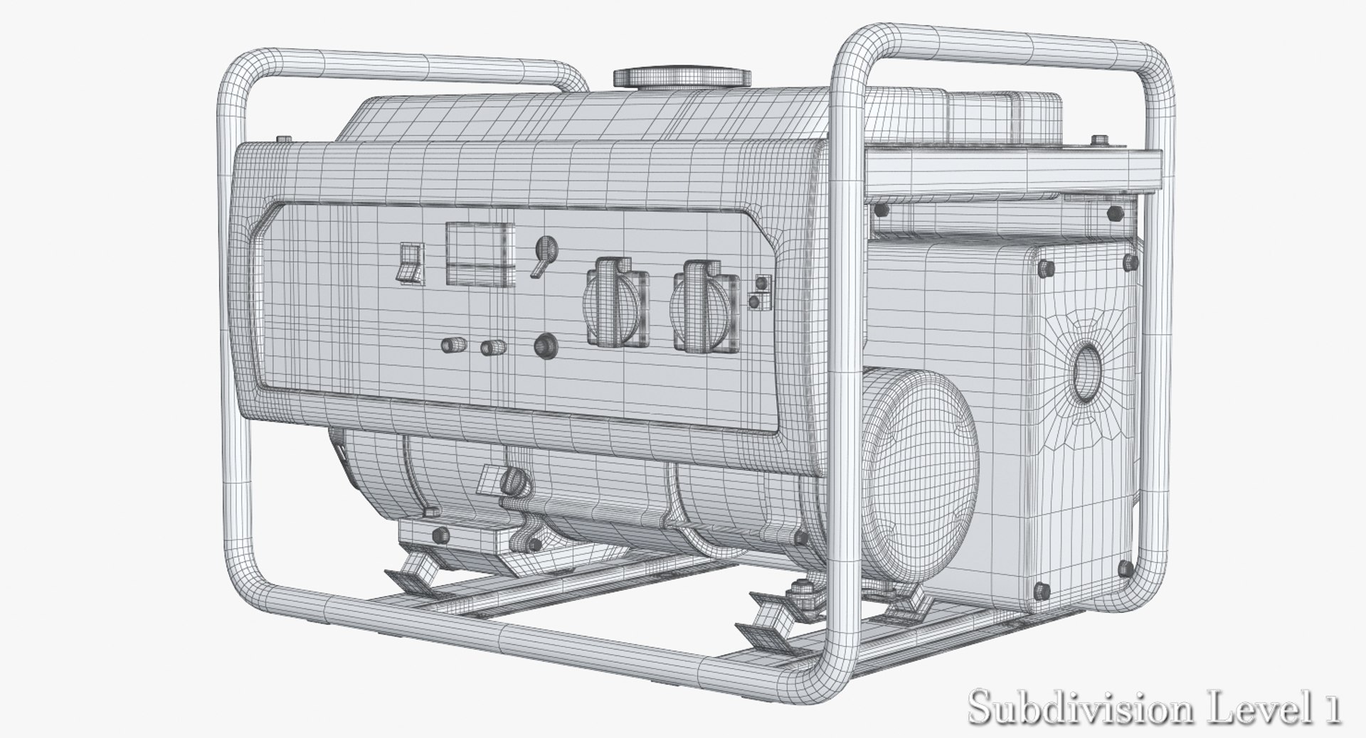 3d Model Portable Generator