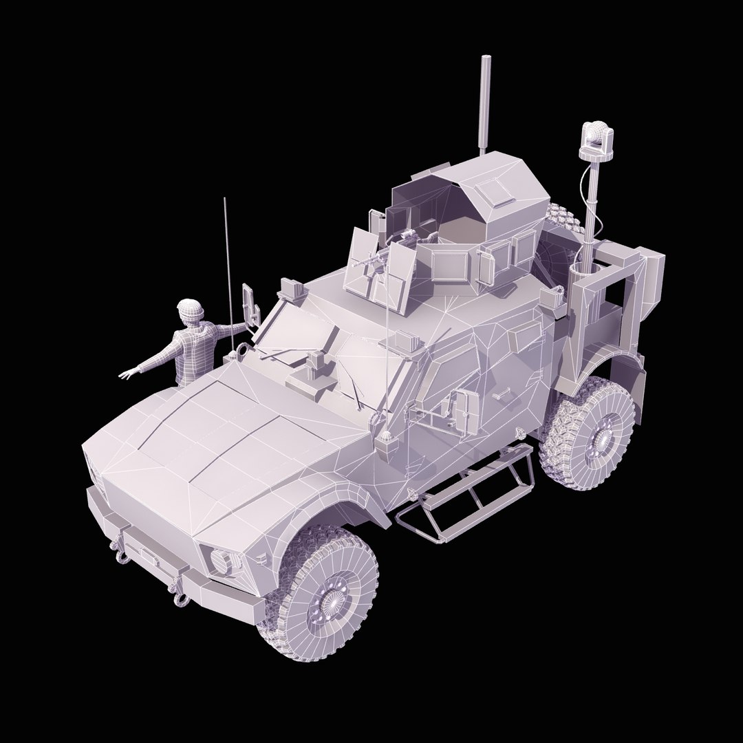 3d matv vehicle model