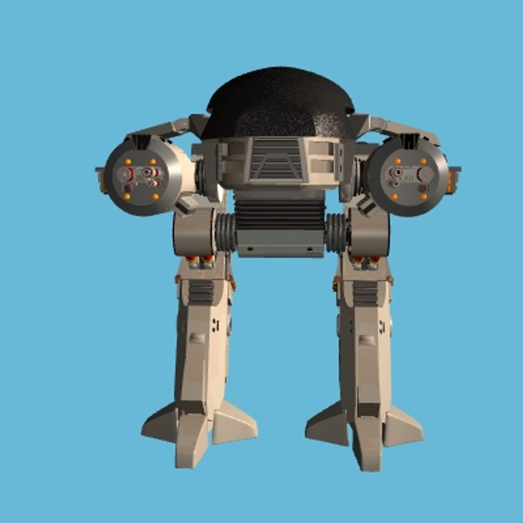 Robot Modeled Mesh 3d Model