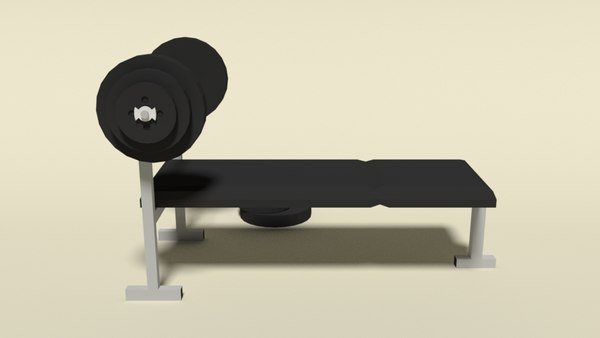 Weight bench 3D model - TurboSquid 1520694