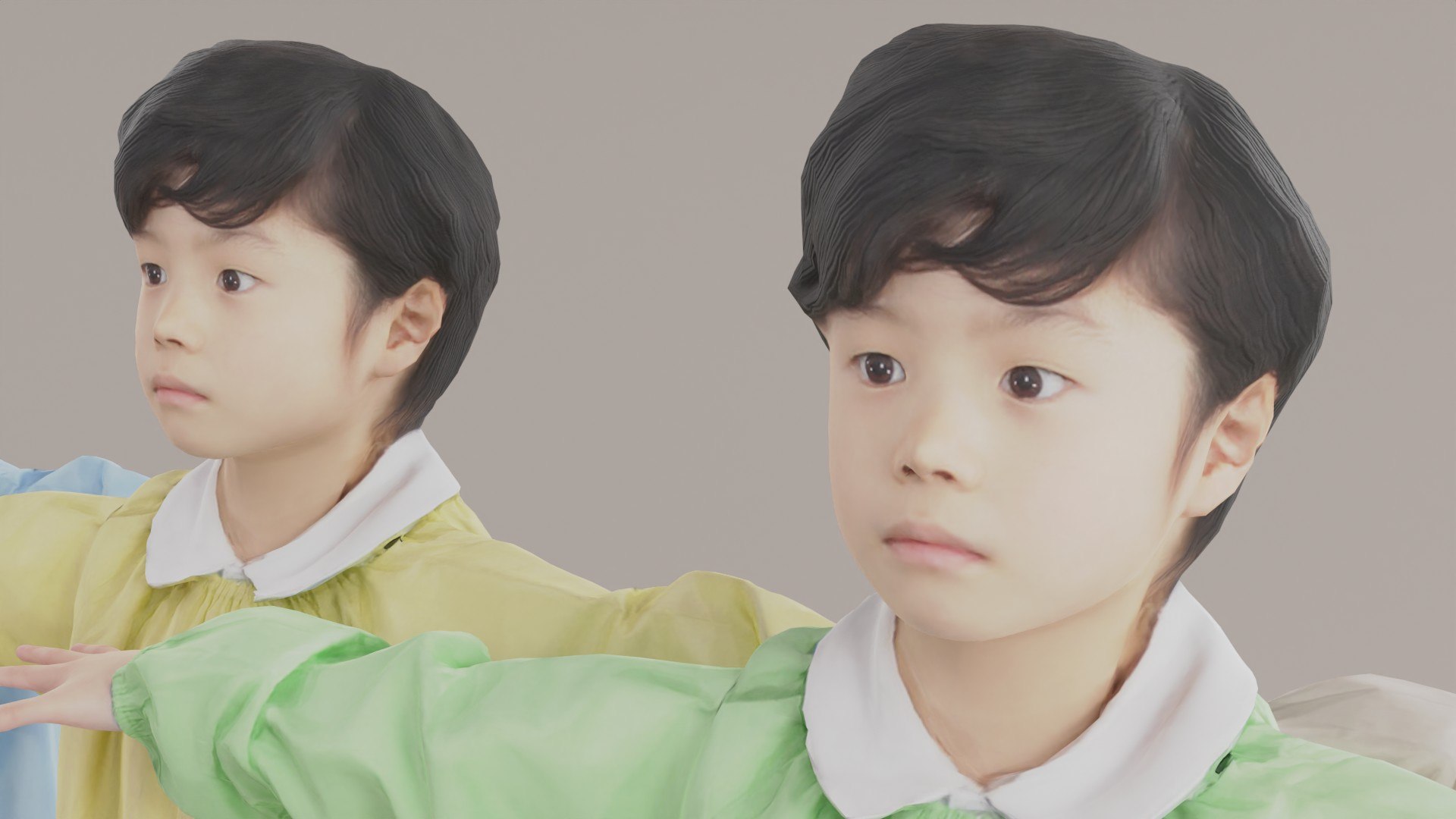 3D Asian Kindergarten Boy-225 Rui Model - TurboSquid 2151121